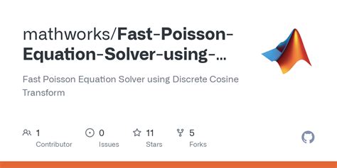 github mathworks fast poisson equation solver using dct fast poisson equation solver using