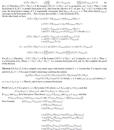 common fixed point theorems for pair of generalized multi valued mappings in cone metric spaces