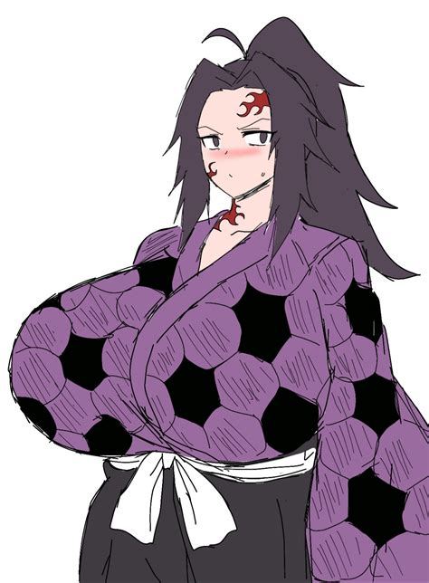 Rule 34 1girls Belt Big Breasts Blush Boobs Breasts Demon Slayer Female Female Focus Female