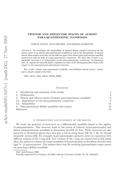 pdf twistor and reflector spaces of almost para quaternionic manifolds