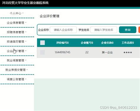 javaweb高校大学毕业生就业跟踪系统ssm idea maven 基于java的毕业生跟踪系统的开发与设计 csdn博客