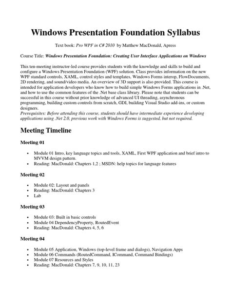 wpf winter download free pdf windows presentation foundation extensible application markup