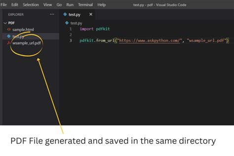 pdfkit module in python convert html to pdf askpython