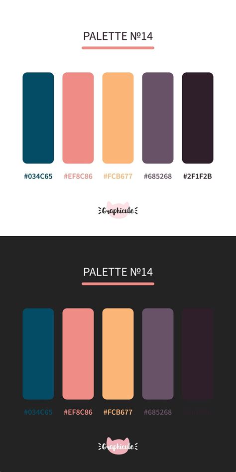 Modern Color Palette With Hex Codes