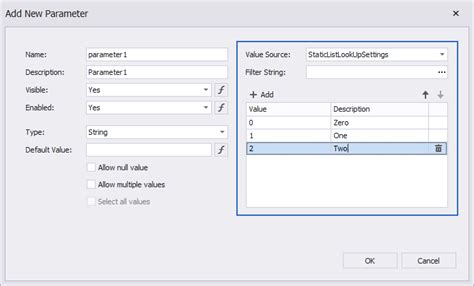 use report parameters reporting tools devexpress documentation