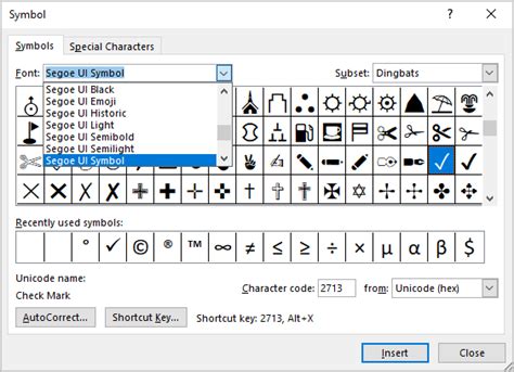 How To Insert Check Mark And X Mark In Word Microsoft Word 365