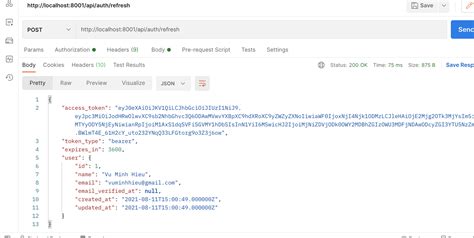 laravel sử dụng authentication json web token jwt