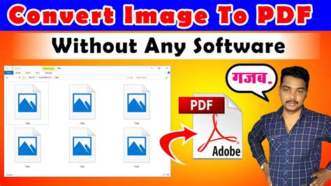 How To Convert Image To Pdf Without Software Create Pdf On Your