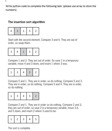 solved write python code to complete the following task
