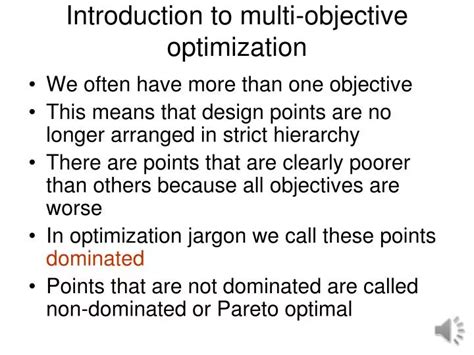 ppt introduction to multi objective optimization powerpoint presentation id 1818306