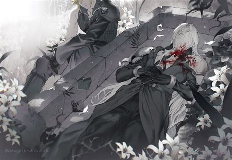 Cloud Strife And Sephiroth Final Fantasy And 2 More Drawn By
