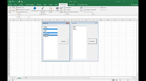 Tips VBA En Excel Traspasar Elementos De ListBox Multilselect YouTube