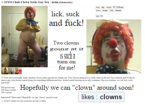 Naked Clown Warning I Vaguely Remember Seeing This Posted Here Before