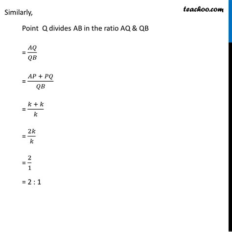 example 8 find coordinates of points of trisection section formula
