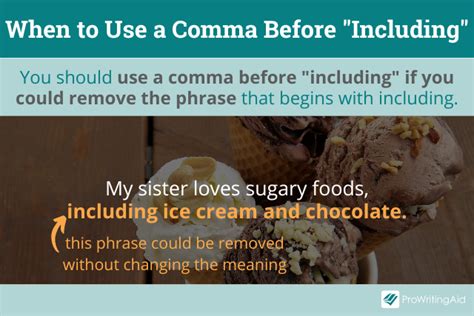 Comma Before Including When And How To Use Correctly