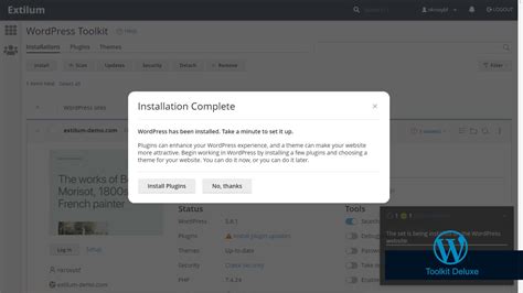 Install WordPress Using The WordPress Toolkit CPanel Extilum