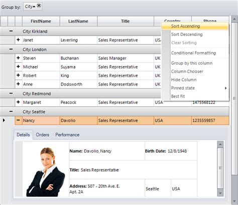 Themes WinForms GridView Control Telerik UI For WinForms