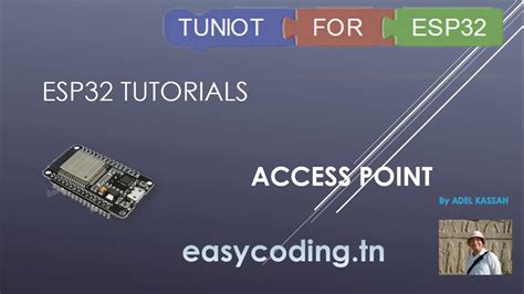 esp32 tutorial b 02 access point youtube