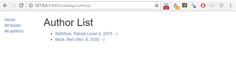 django tutorial part 6 generic list and detail views learn web development mdn