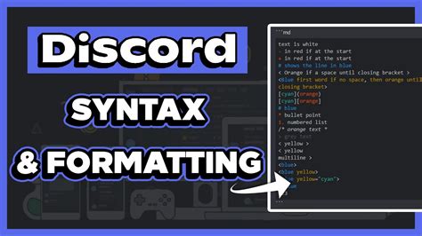 Discord Markdown 101 Text Formatting Syntax Guide YouTube