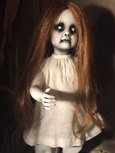 Creepy Horror Doll Girl In The Closet By Originalsindesign On Etsy Scary Doll Costume Creepy