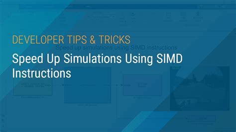 speed up simulations using simd instructions youtube