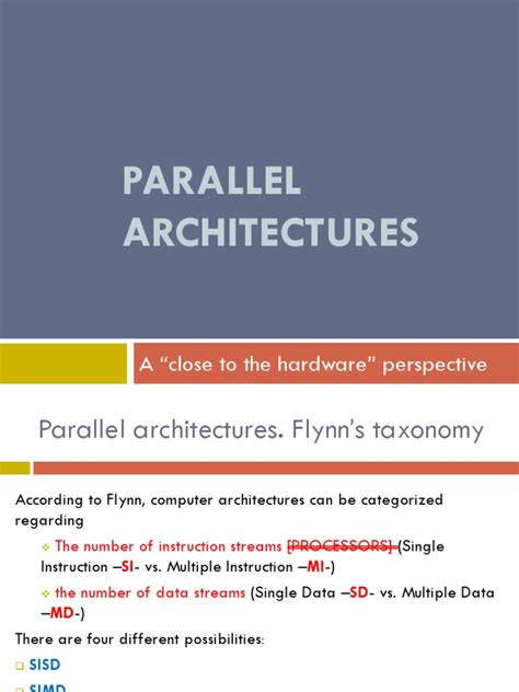 parallel architectures pdf parallel computing multi core processor