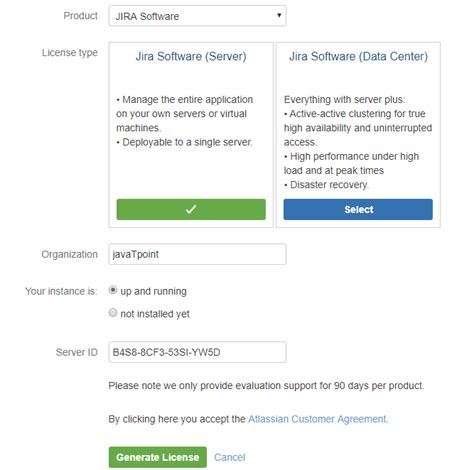how to download and install jira software jira installation javatpoint