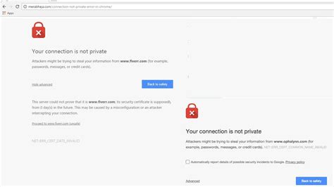How To Fix Your Connection Is Not Private Issue In Chrome Firefox
