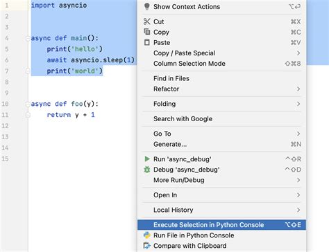 Python Console PyCharm Documentation