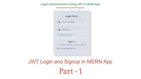 Login With JWT Authentication In MERN App How To Use JWT In React