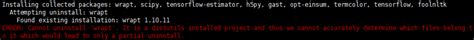 【python】安装foolnltk 依赖 tensorflow 解决cannot uninstall wrapt it is a distutils installed project