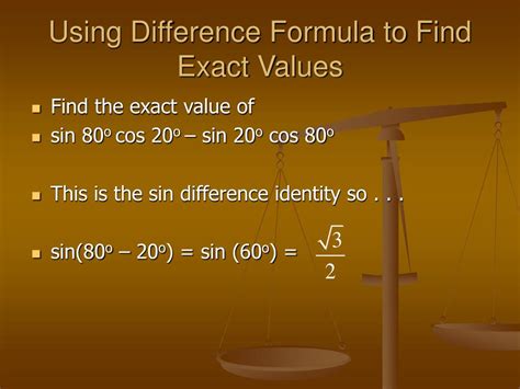 ppt sum and difference formulas powerpoint presentation free download id 544117
