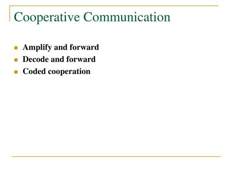 ppt cooperative communication in wireless networks powerpoint presentation id 3795115