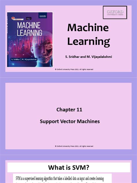 chapter 11 support vector machines pdf support vector machine mathematical logic