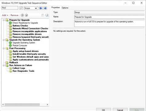 Windows 10 21H1 Upgrade Using SCCM Task Sequence ConfigMgr Best