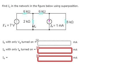 Solved Find Io In The Network In The Figure Below Using Chegg