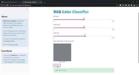 GitHub AjinkyaChavan9 RGB Color Classifier With Deep Learning Using
