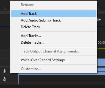 How To Add Or Delete Audio Tracks In Adobe Premiere Pro