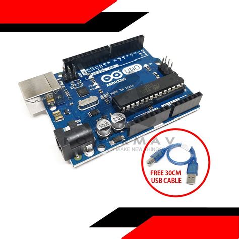 Arduino Uno Dip Type With Usb Cable PowerMav Electronics Store