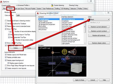 How To Change The Background Color In AutoCAD