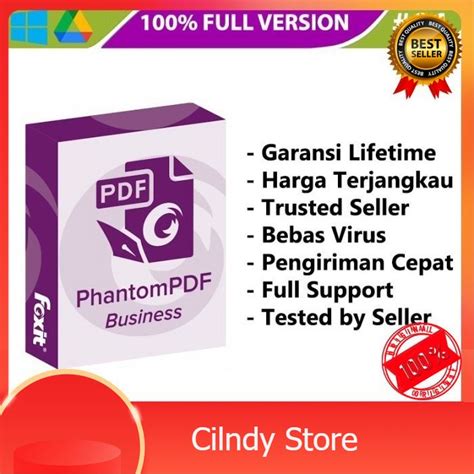jual foxit phantompdf business create edit convert file pdf shopee indonesia