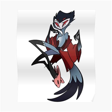 Helluva Boss Stolas Poster For Sale By Theodoreshop Redbubble