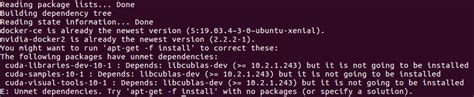 nvidia docker2 install error · issue 1118 · nvidia nvidia docker · github