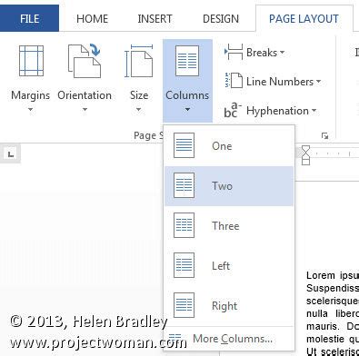 How To Split Word Document Into 2 Columns Free Documents