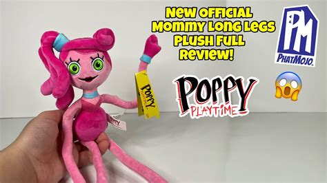 New Official Poppy Playtime Mommy Long Legs Plush Full Review Series 1 Youtube