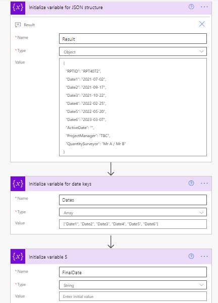 json update array column power automate flow stack overflow