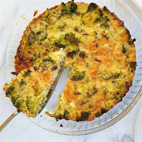 Crustless Quiche With Broccoli And Cheddar Broccoli Sausage Shrimp And Broccoli Fresh Broccoli