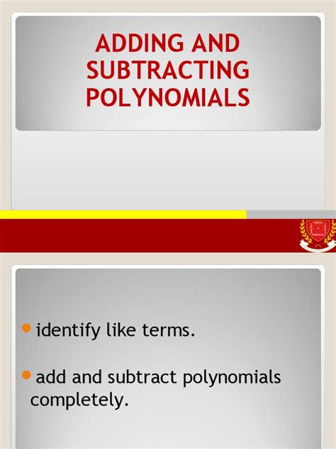 adding and subtracting polynomials pdf numerical analysis theoretical computer science