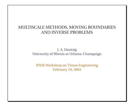 pdf multiscale methods moving boundaries and inverse … publications